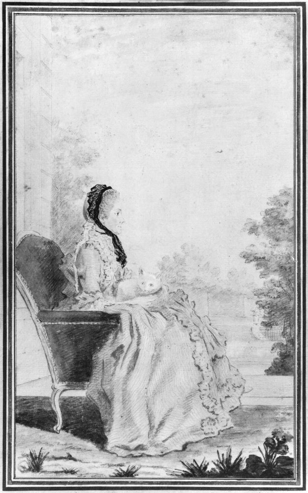 Portrait of Madame du Deffand, 1760